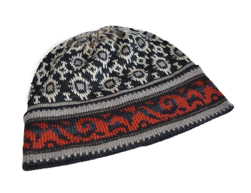 Volga Hand Knit Alpaca Hat - Winter Beanie Cap for Men or Women ...
